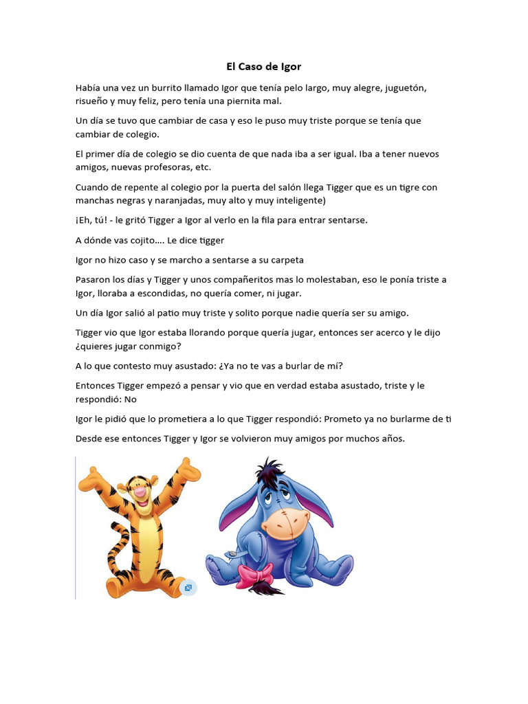 El Caso de Igor | PDF