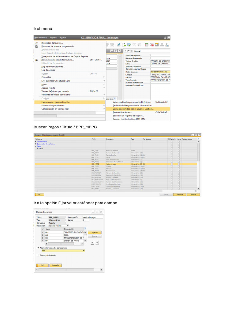 Valor Por Defecto | PDF