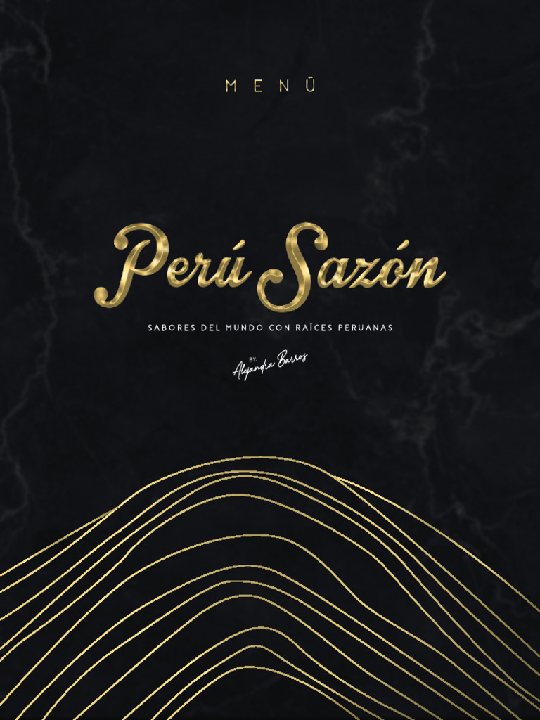 Menú Perú Sazón Viva Villavicencio 2024_compressed | PDF