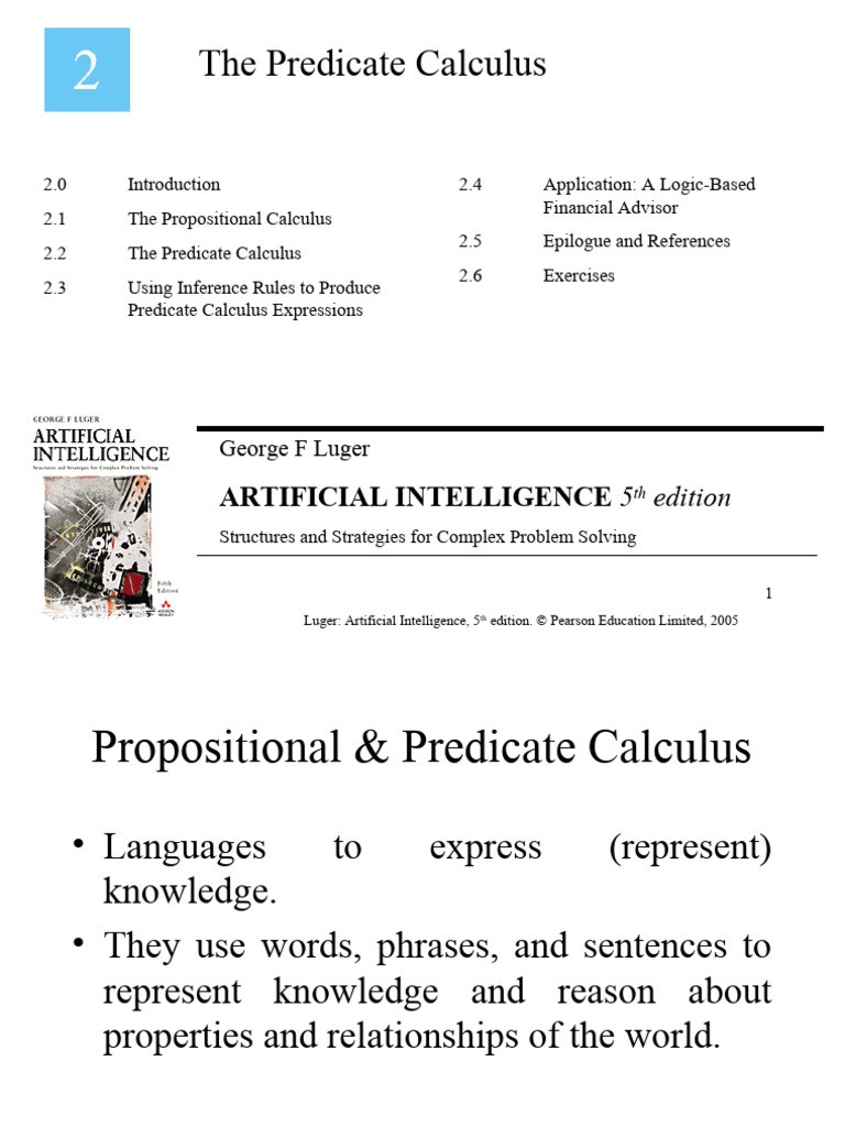 Chap2 | Download Free PDF | First Order Logic | Inference