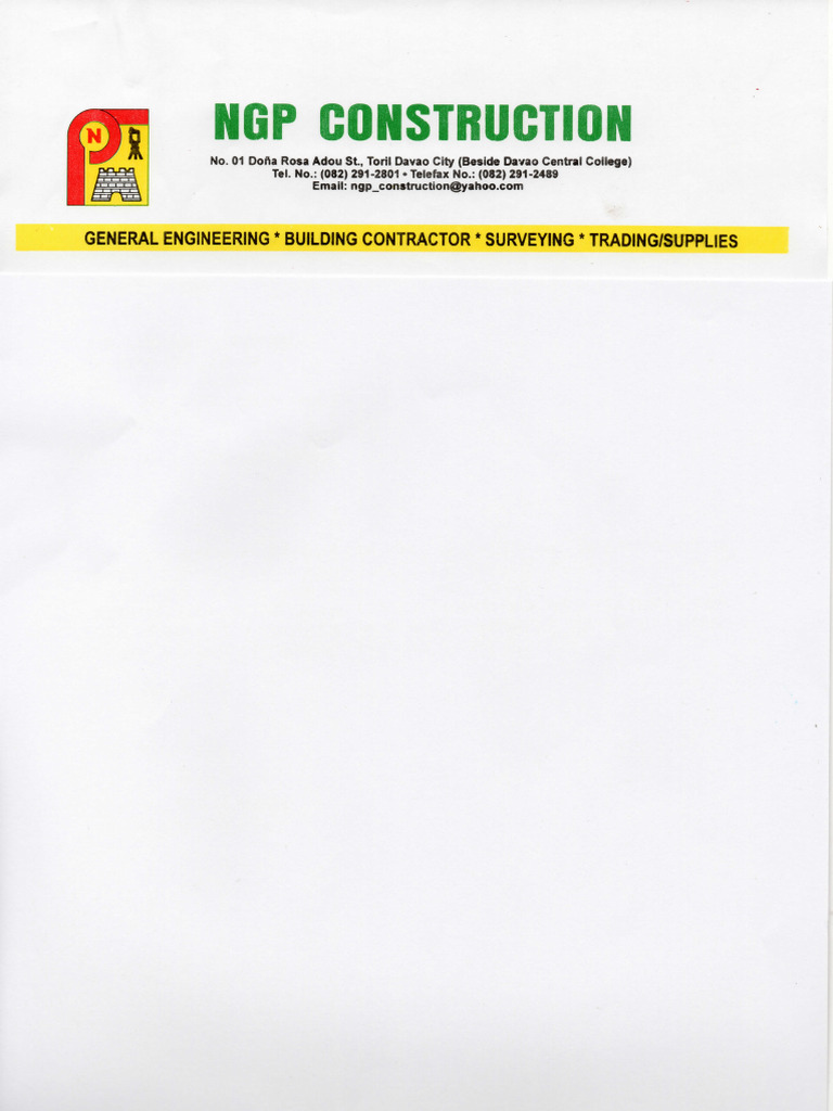 Letterhead NGP | PDF