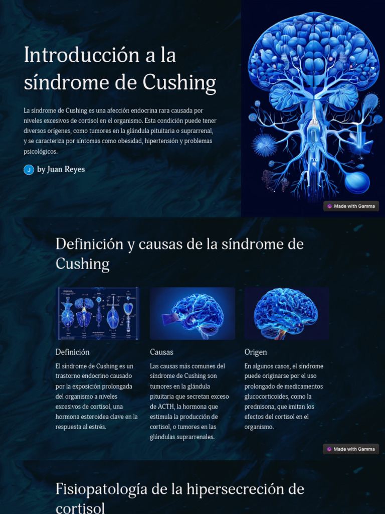 Síndrome de Cushing: Causas y Tratamiento | PDF | Hormona ...