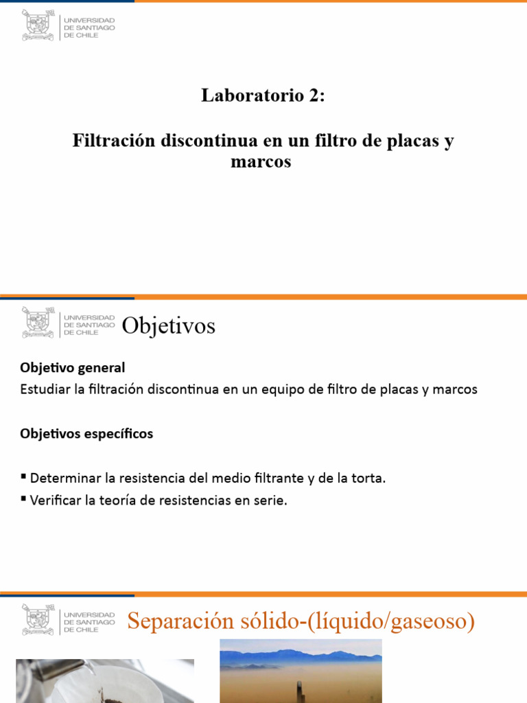 Laboratorio 2. Filtracion de Solidos | PDF | Filtración | Permeabilidad ...