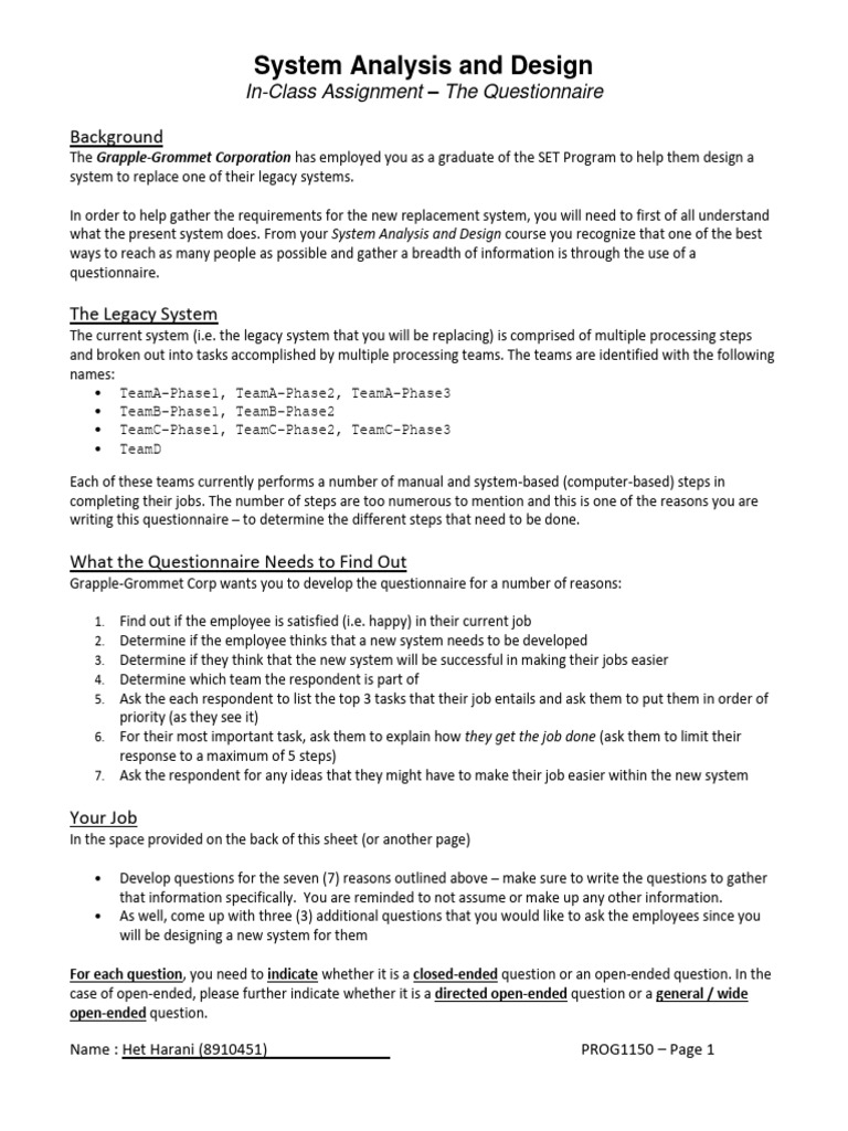 IC 01 Questionnaire | PDF | Cognition | Cognitive Science