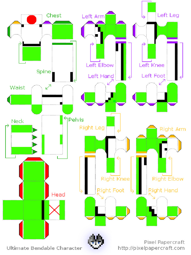 Minecraft Bendable Character | PDF