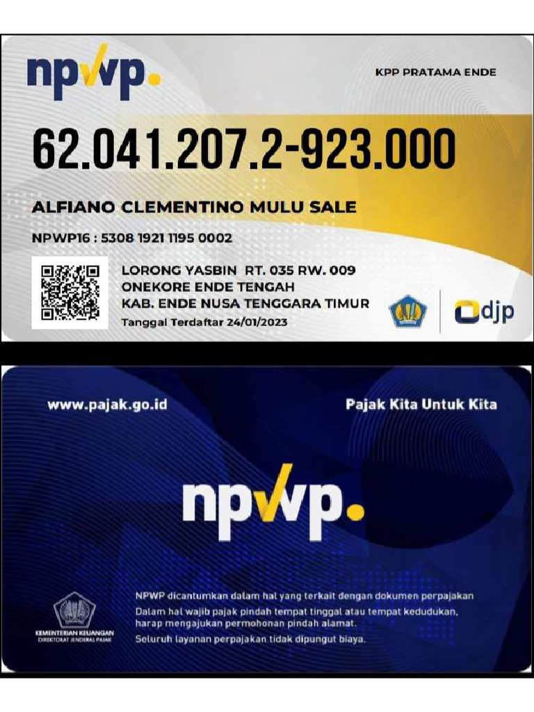 NPWP Anno | PDF