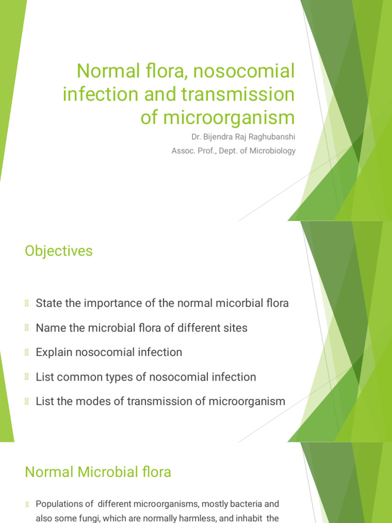 7 - Normal Flora | PDF | Hospital Acquired Infection | Organisms
