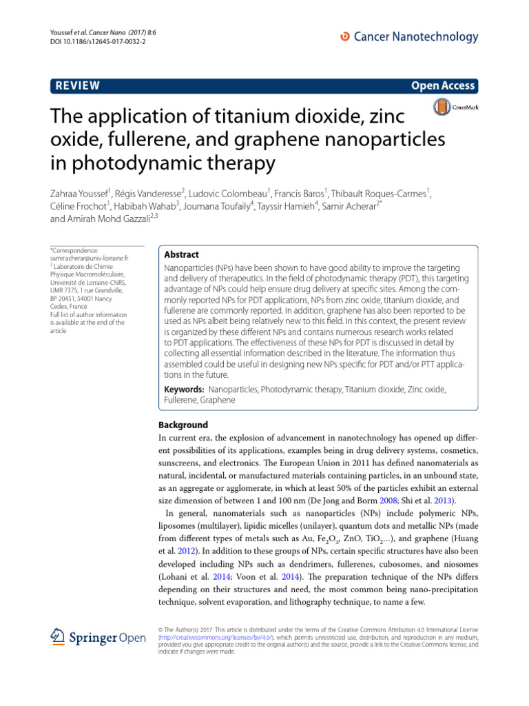 Aplicatin of TiO2 | PDF