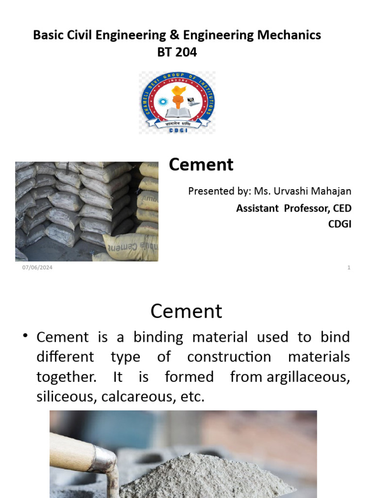 BCEM Cement - 1606377947 | PDF