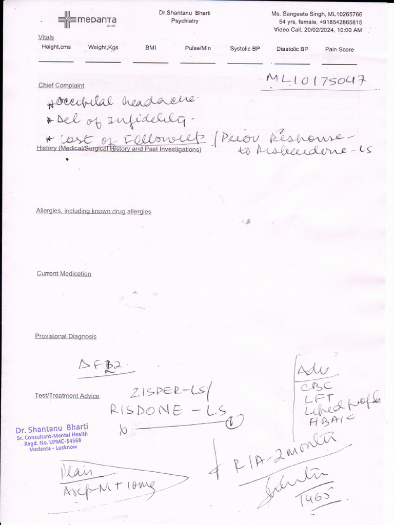 Mom's Prescription | PDF