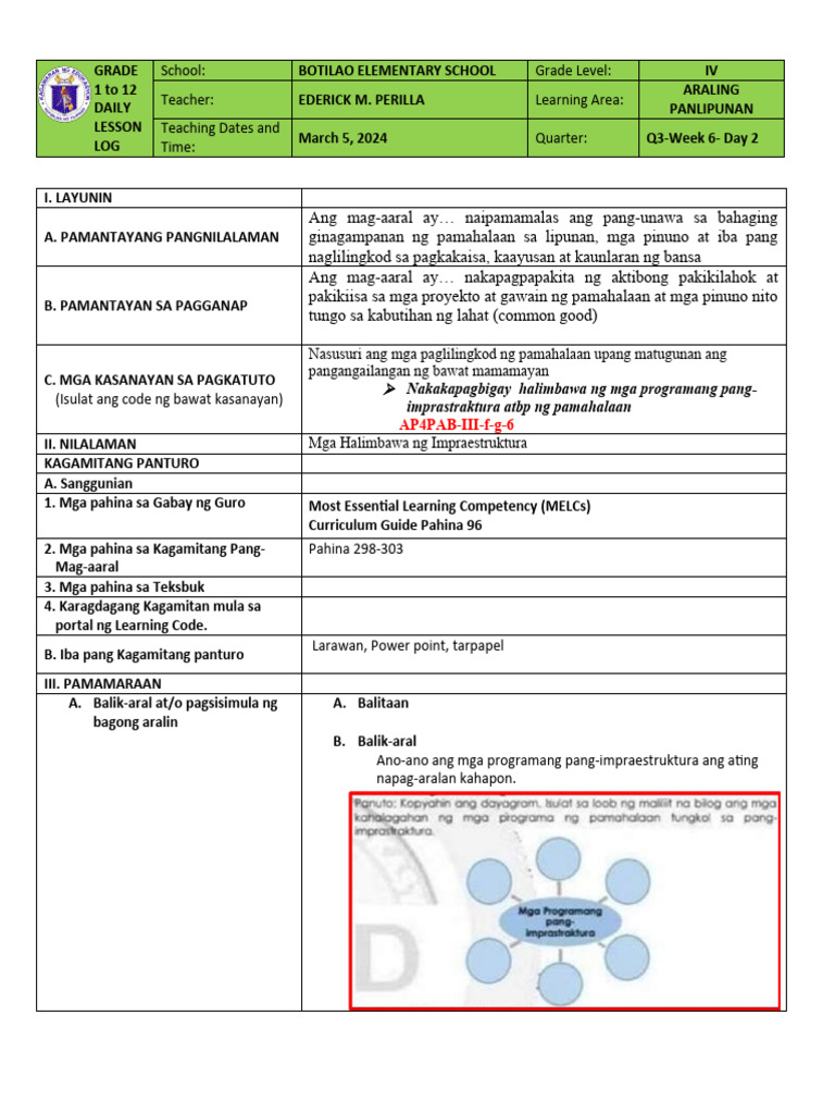 DLL AP q3 Week 6 Day2 | PDF