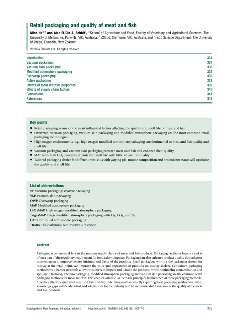 3 s2.0 B9780323851251001770 Main | PDF | Meat | Shelf Life