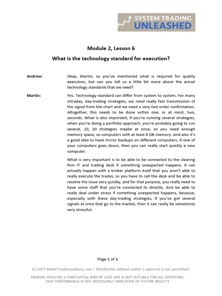 STU Lesson2.6 Transcript | PDF | Business