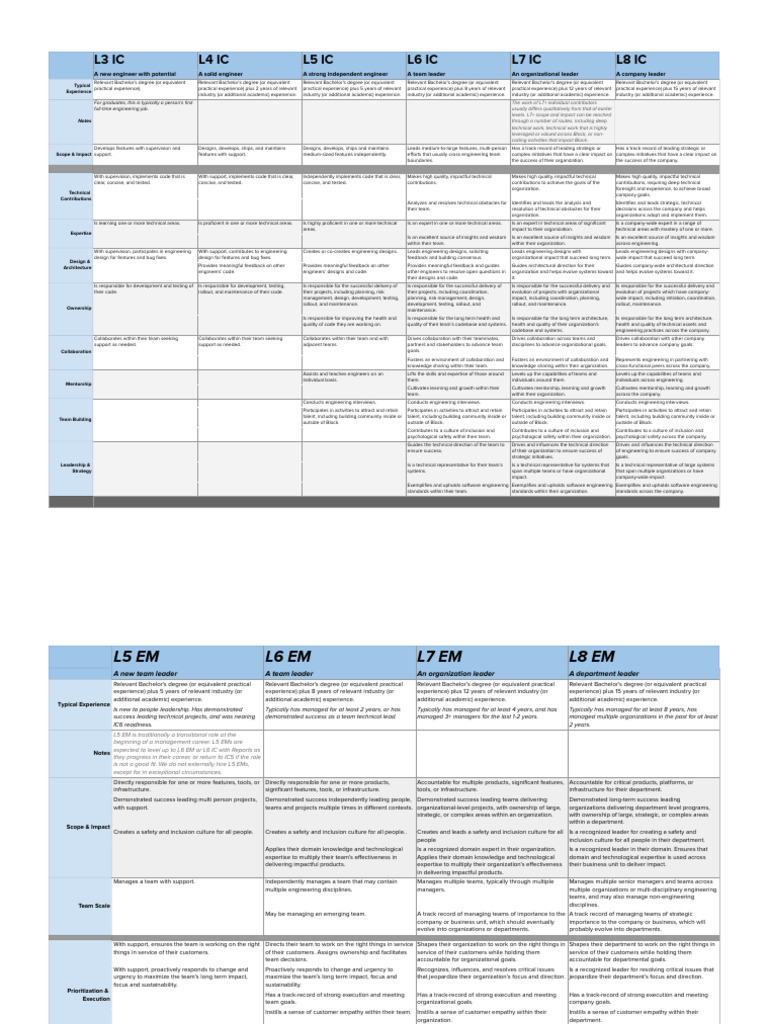Engineering Career Levels Guide | PDF | Expert | Mentorship