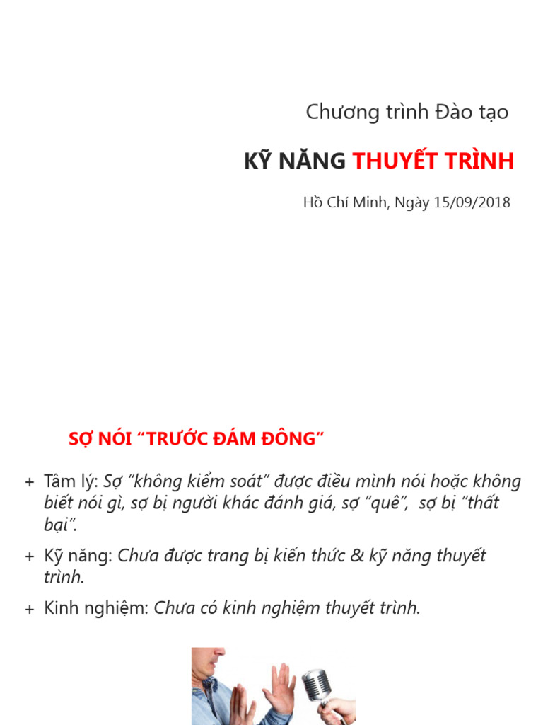 Ky Nang Thuyet Trinh | PDF