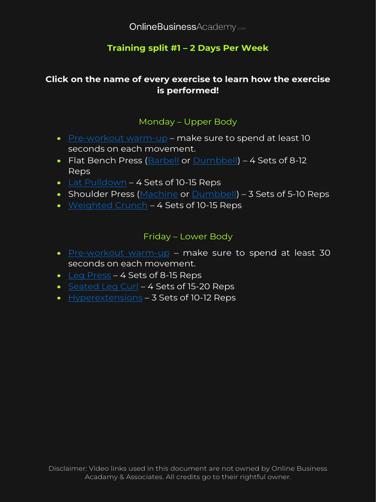 Fitness Guide | PDF | Management Of Obesity | Weight