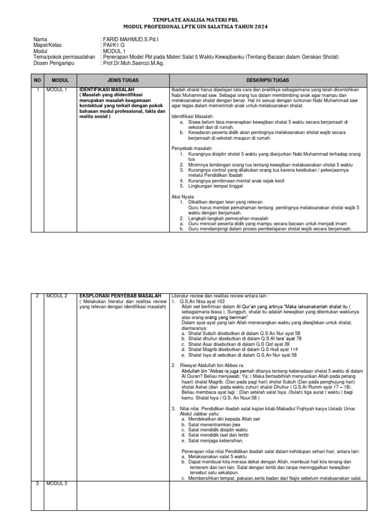 PBL 2 PPG Farid | PDF