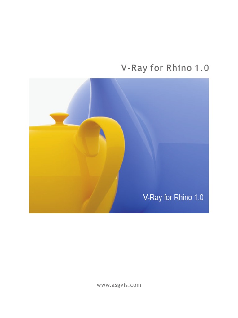VRay Training Manual For RHINO | PDF | Refractive Index | Reflection ...