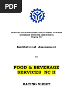 Conduct Sample Rating Sheets | PDF