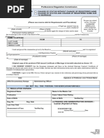 PRC Change of Status Petition Form | PDF | Identity Document | Notary ...