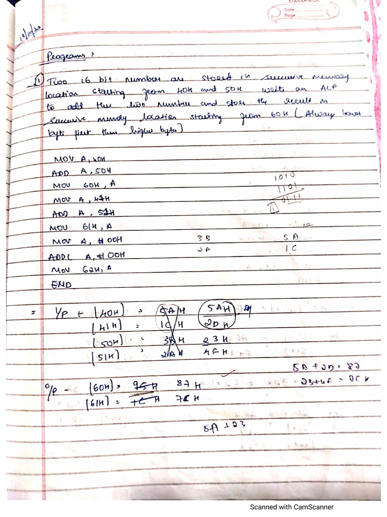 MC Lab Programs | PDF
