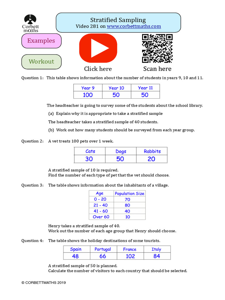 Stratified Sampling PDF | PDF | Sampling (Statistics)
