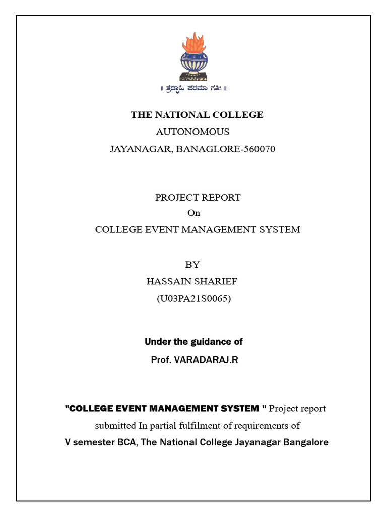 National College Report Hassain Event | PDF | World Wide Web | Internet ...