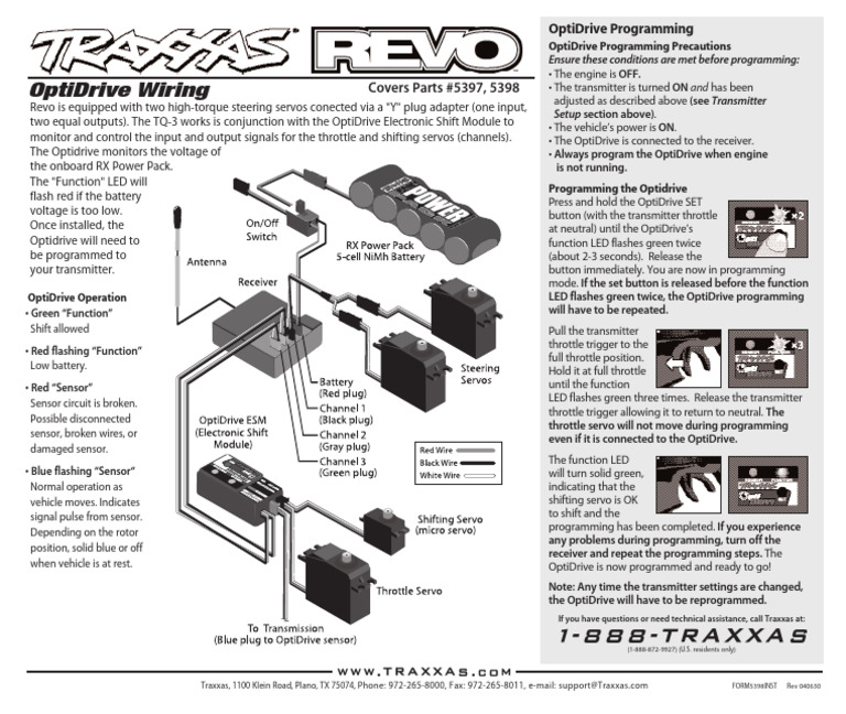 5398 OptiDrive Wiring | PDF | Throttle | Flash (Photography)