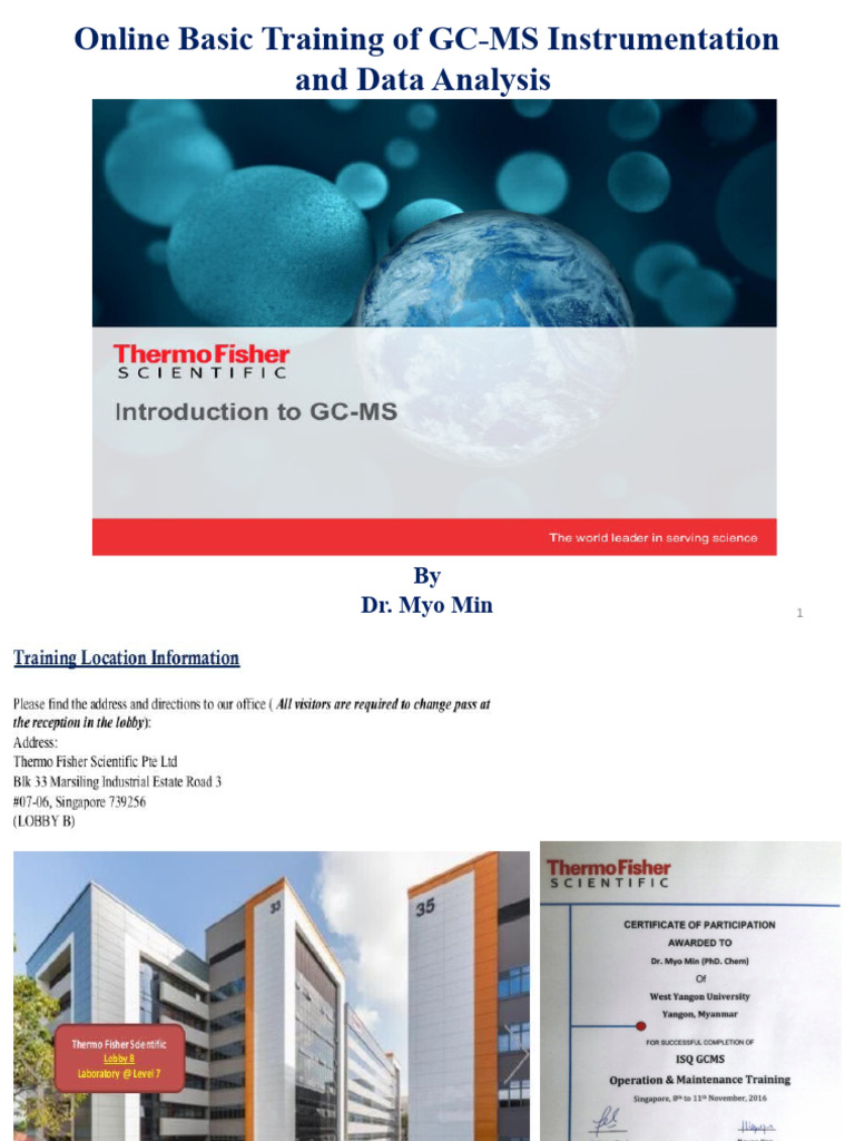 GCMS 1 | PDF | Mass Spectrometry | Chromatography