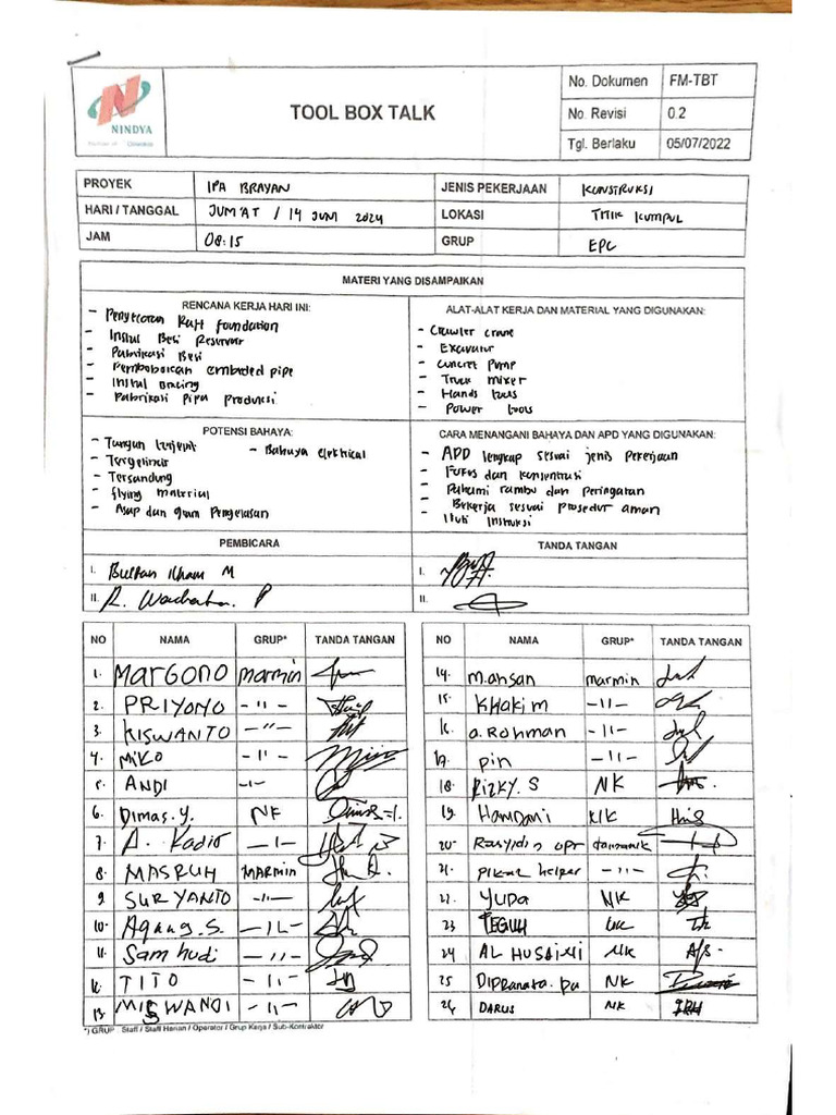 TBT 14 Juni 2024 | PDF
