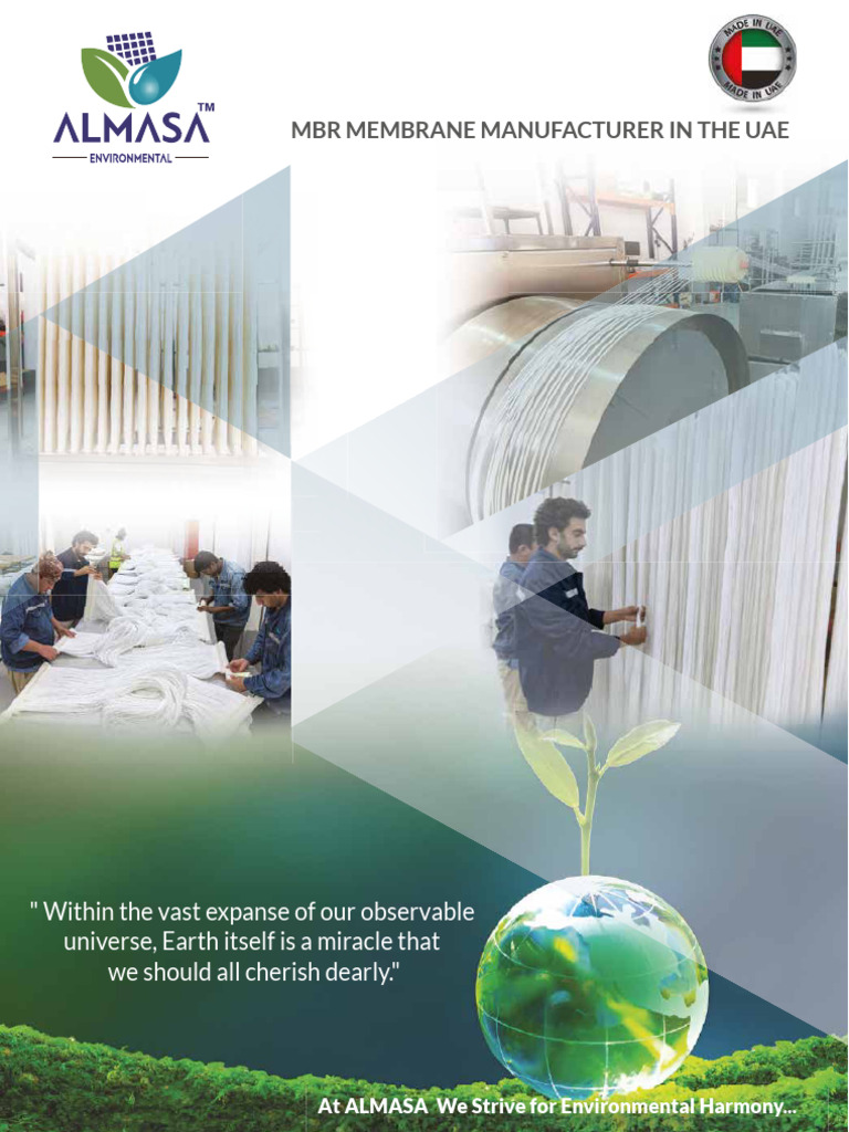 Almasa MBR: Sustainable Water Solutions | PDF | Membrane | Filtration