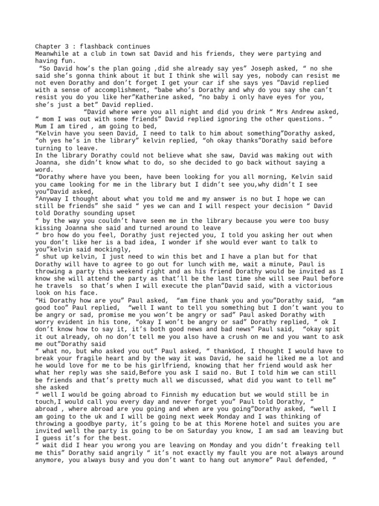 Shattered Romance Chapter 3 | PDF | Self-Improvement | Lifestyle