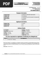 Self Registration For Taxpayers User Guide | PDF | Taxes | Credential