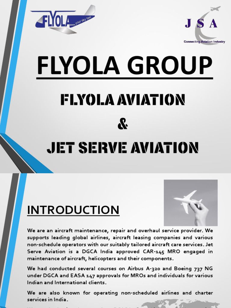 Jet Serve Aviation: MRO & Training Services | PDF | Aviation | Aircraft