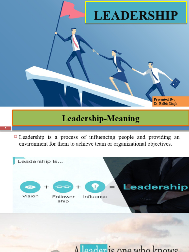 Leadership | PDF | Leadership | Scientific Theories
