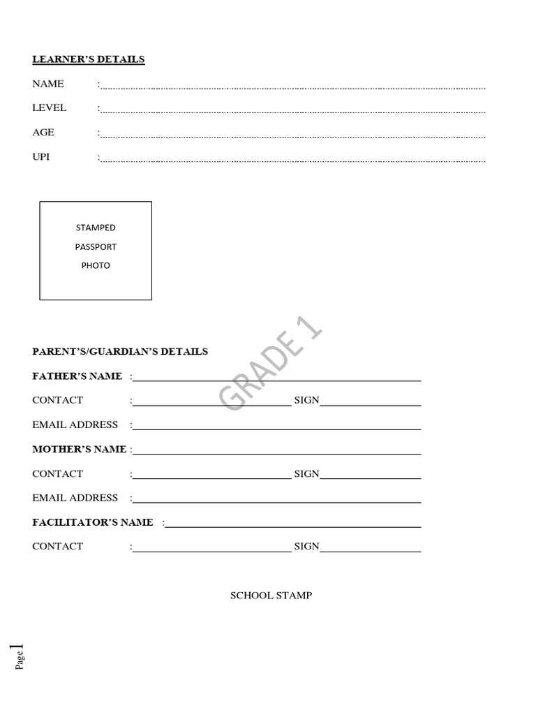 Grade 1 Report Card Pdf Foods Jesus