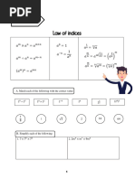 Math Indices Quiz for Students | PDF | Length | Distance