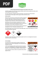 Hazchem Code PDF | PDF | Dangerous Goods | Hazards