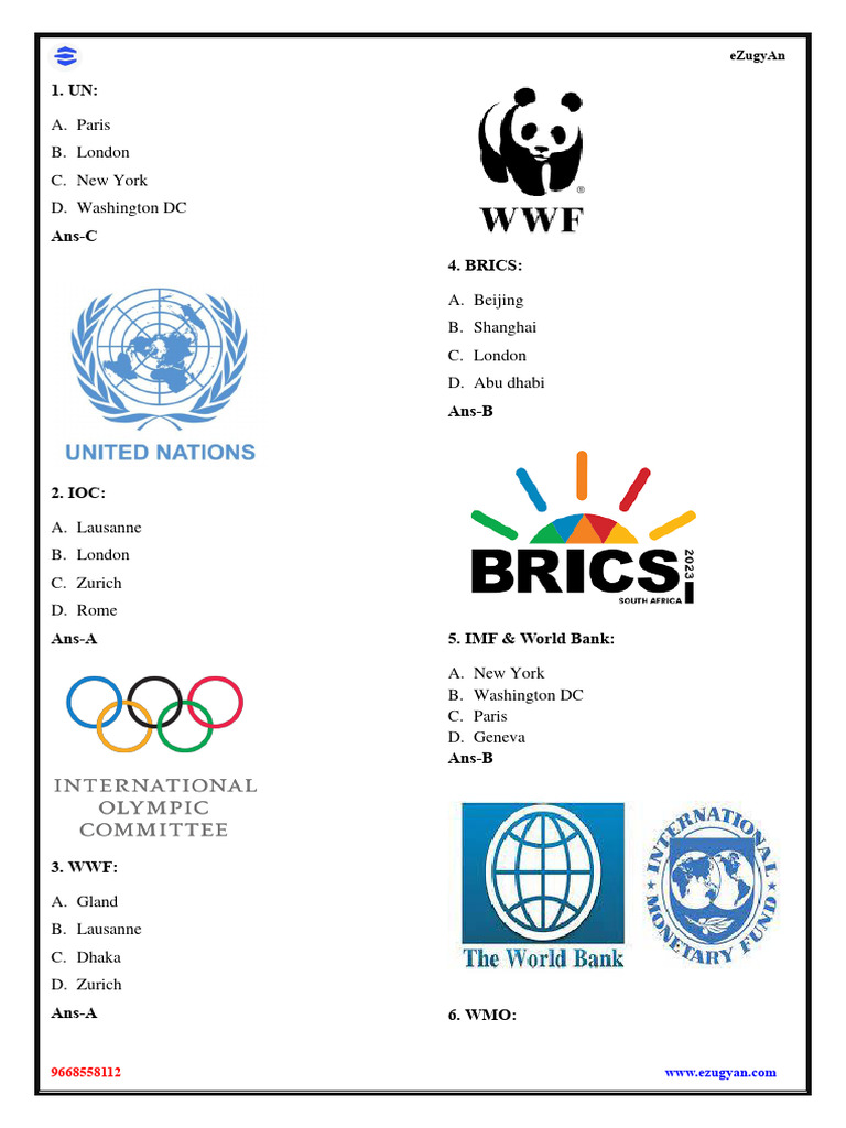 P | PDF | International Relations | Economy Related Organizations