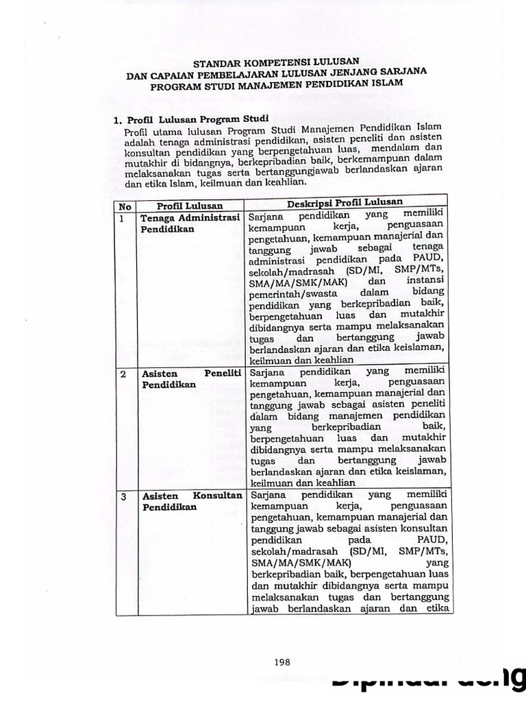 SKL & CPL S1 Prodi Mpi | PDF