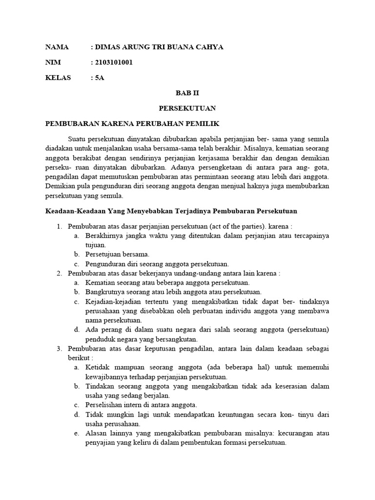 RMK Bab 2 - Ak. Lanjutan | PDF