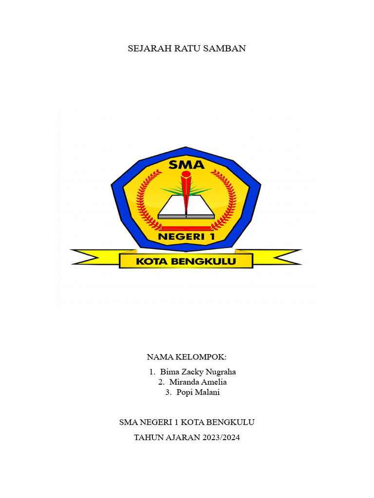 SEJARAH RATU SAMBAN | PDF