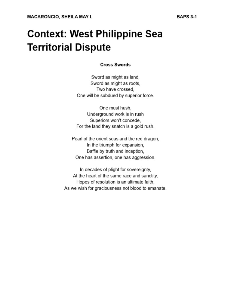 Activity 3 - MACARONCIO - Poem On Polgeo | PDF