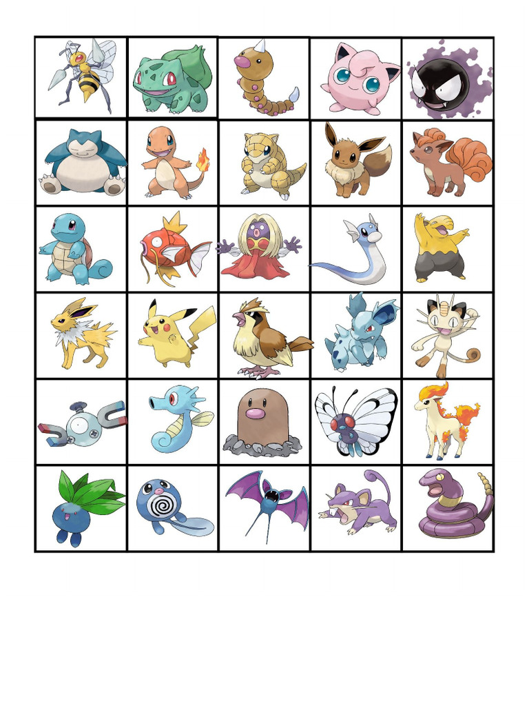 Loto Pokémon Carte | PDF