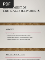 Assessment of An ICU Patient | PDF | Cardiopulmonary Resuscitation ...