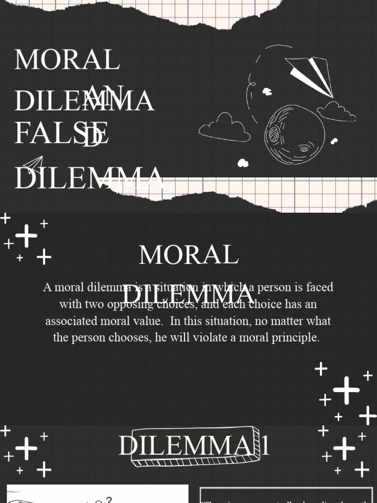 More Dilemma and False Dilemma - 20240418 - 203541 - 0000 | PDF