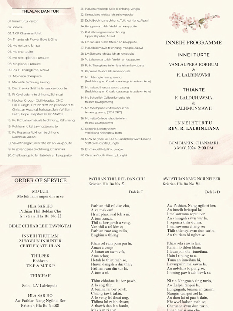 Inneih Programme | PDF