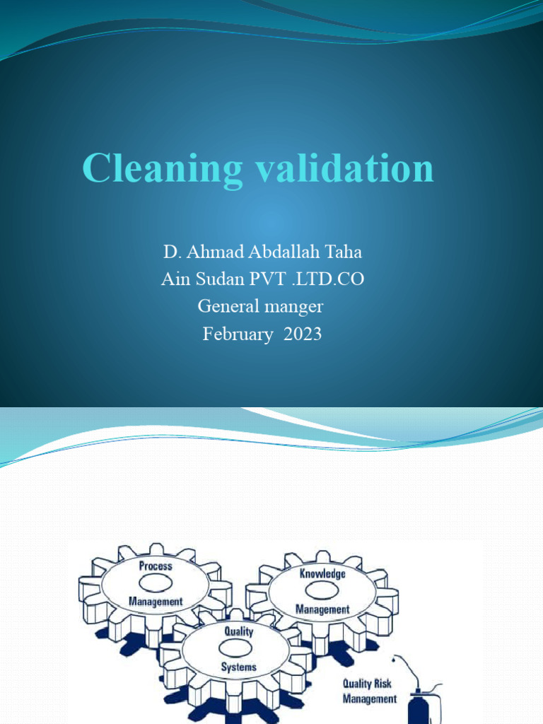 Cleaning Validation in Pharma Manufacturing | PDF | Automation ...