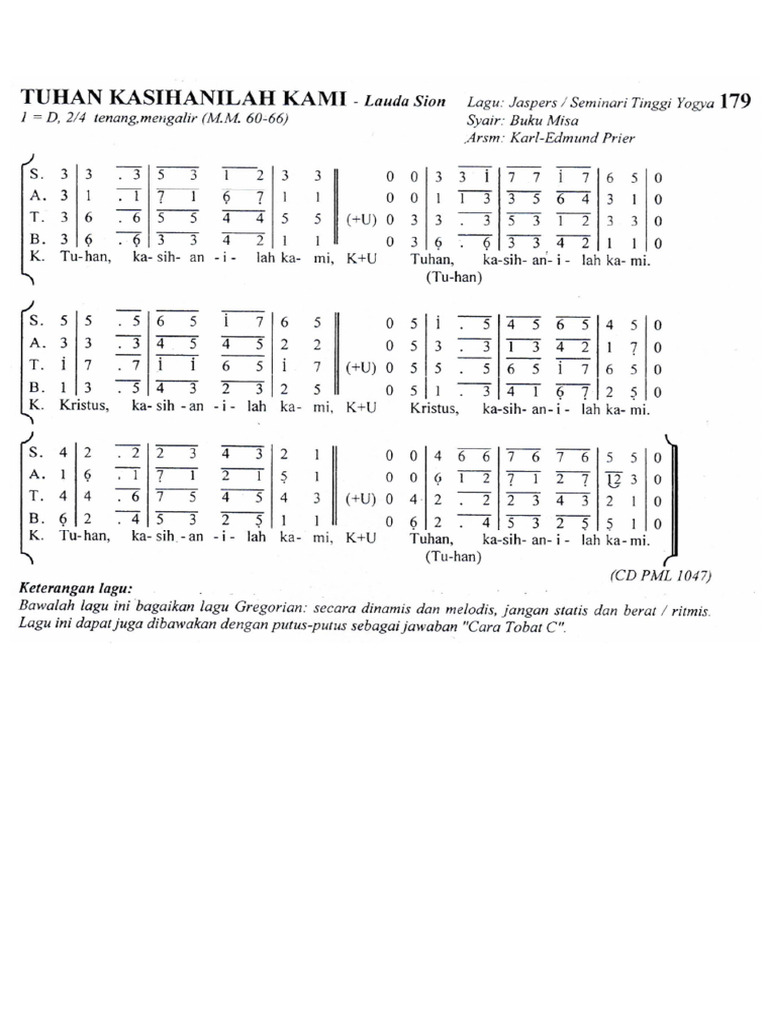 Tuhan Kasihanilah Kami | PDF