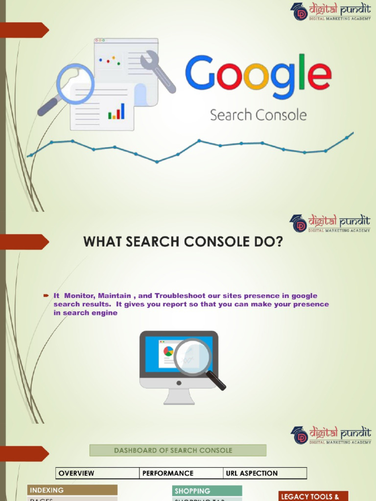 Google Seach Console | PDF